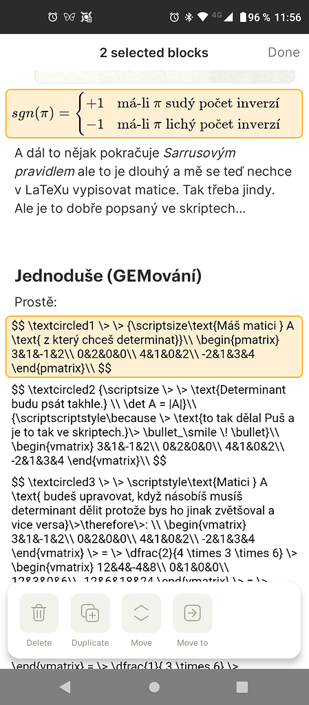 LaTeX on android not working when input is bigger - Bug Cemetary ...