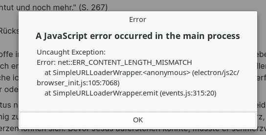 Crash with unstable Internet connection when downloading update on ...